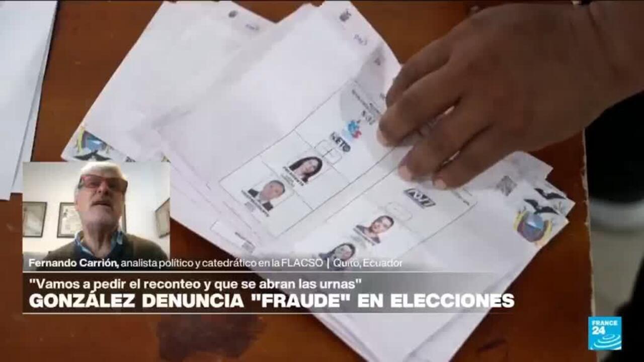 Fernando Carrión: "Luisa González no ha sabido procesar la derrota ...