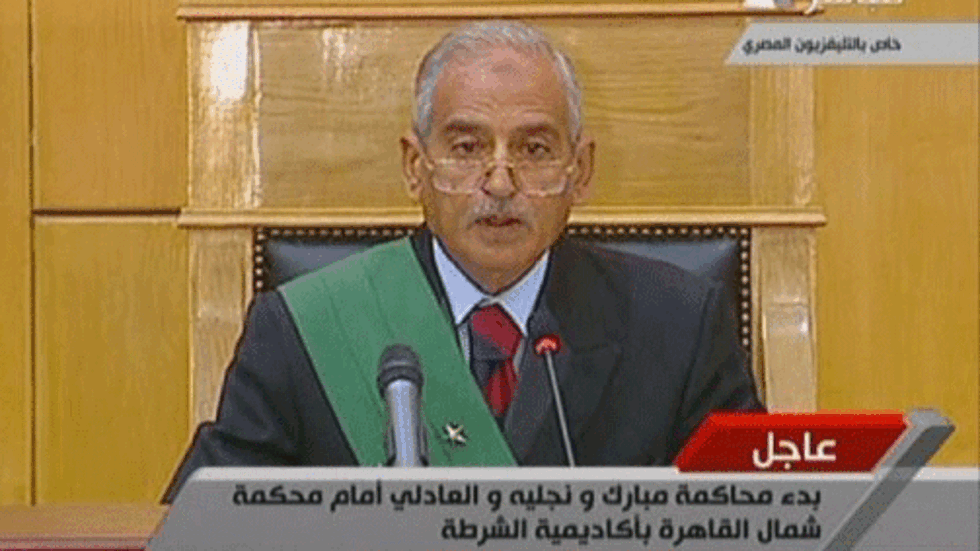 محاكمة مبارك: من هو القاضي أحمد رفعت؟