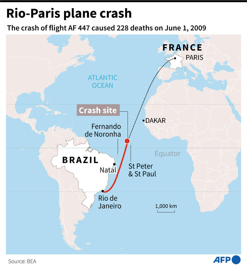 French court acquits Air France, Airbus over 2009 Rio-Paris crash