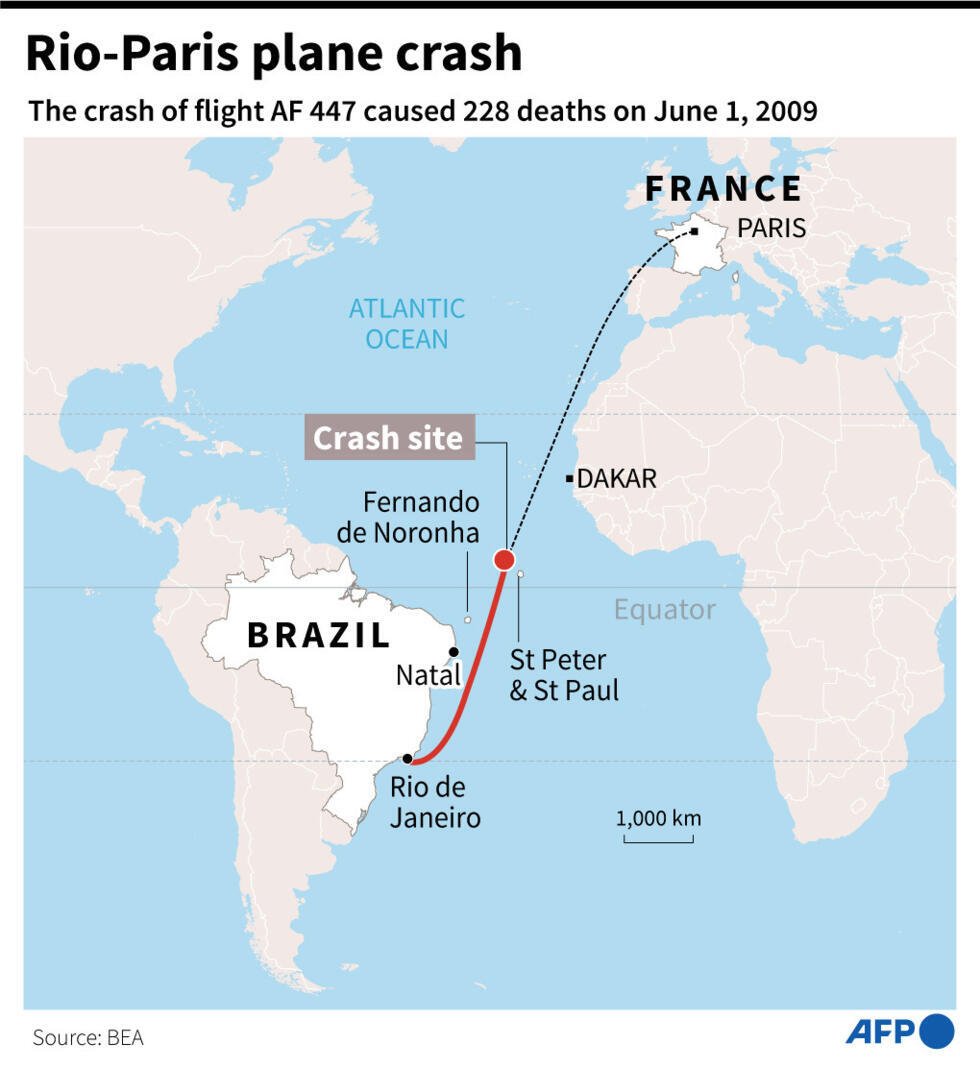 French court acquits Air France, Airbus over 2009 Rio-Paris crash