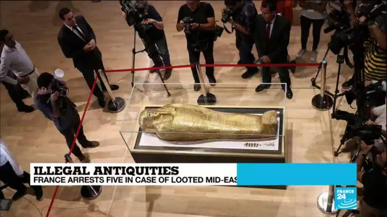 Former Louvre curator arrested for smuggling antiquities - France 24