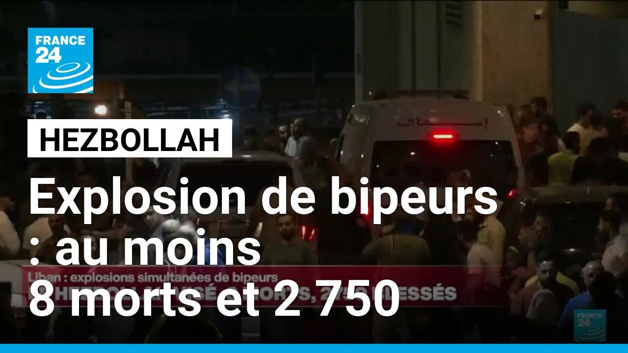 Liban : au moins 8 morts et 2 750 blessés après l'explosion massive de ...
