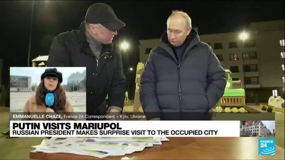 Ukraine blasts Putin for coming to ‘admire the ruins’ of Mariupol