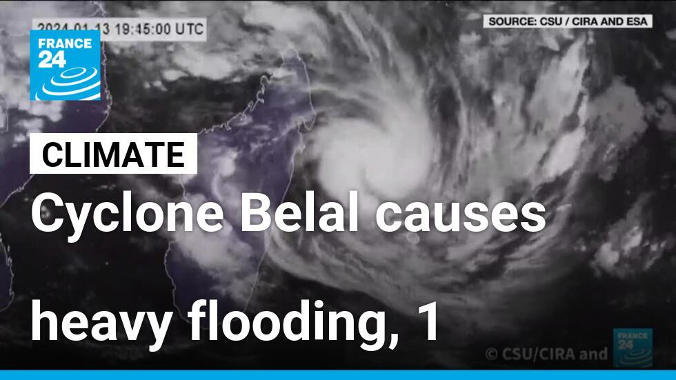 Cyclone Belal causes heavy flooding, 1 death in Mauritius after ...