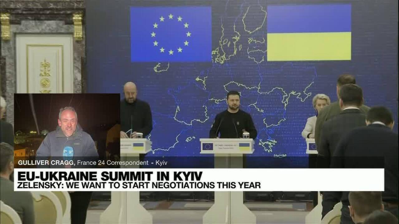 Ukraine's Zelensky vows to hasten EU membership after Kyiv summit