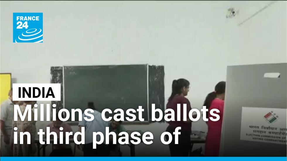 India: millions cast ballots in third phase of national elections ...