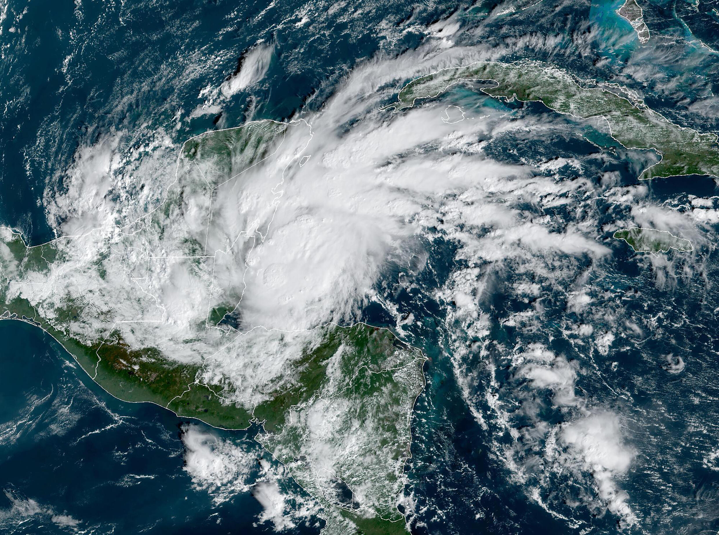Tropical Storm Lisa moves towards Mexico after lashing Belize