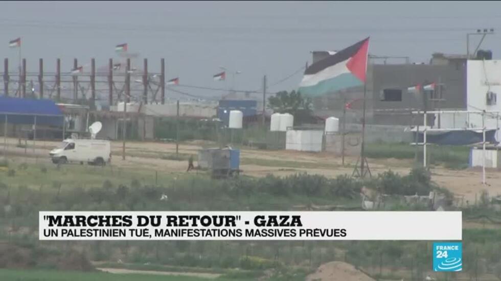 À Gaza, journée sous tension pour l'anniversaire des "Marches du retour ...
