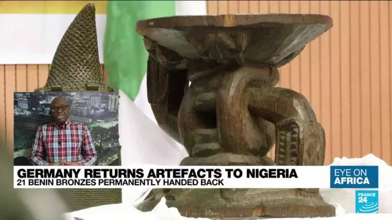 Germany returns 20 looted Benin Bronzes to Nigeria - France 24