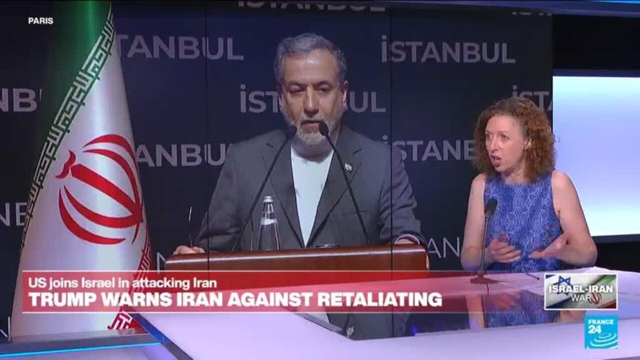 Iran says that the US and Israel crossed a 'big red line' - France 24