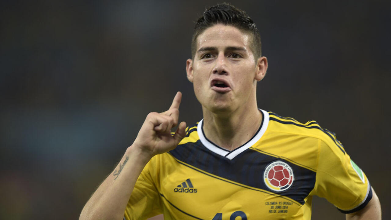 Colombia's Rodriguez signs '€80m' contract with Real Madrid