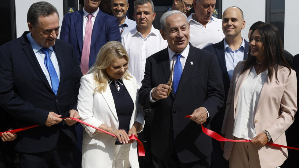 Israel PM inaugurates first light rail in protest-hit Tel Aviv