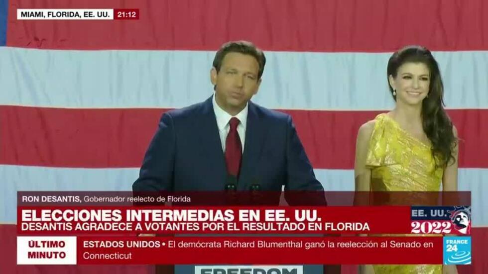 "Hemos reescrito el mapa político estadounidense": Ron DeSantis ...