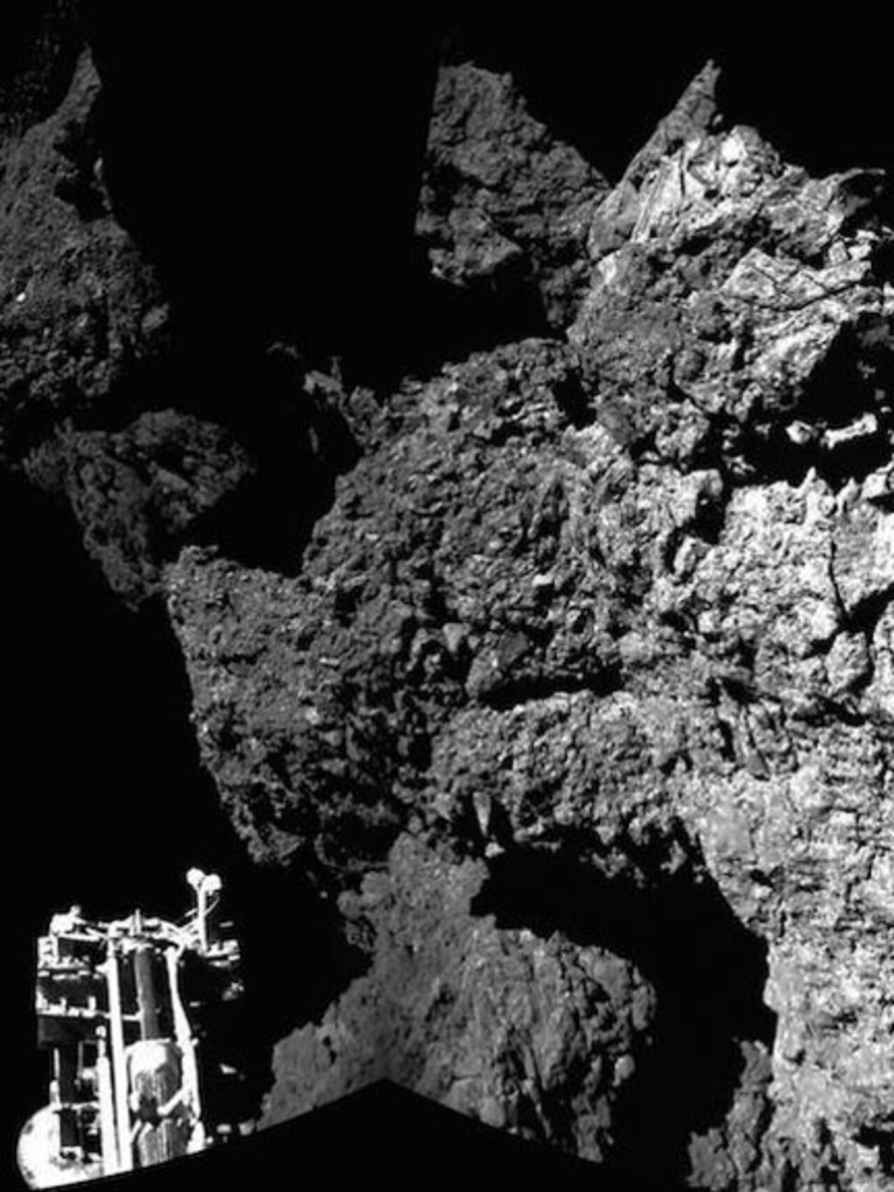 Philae Landing Probe In Graphics