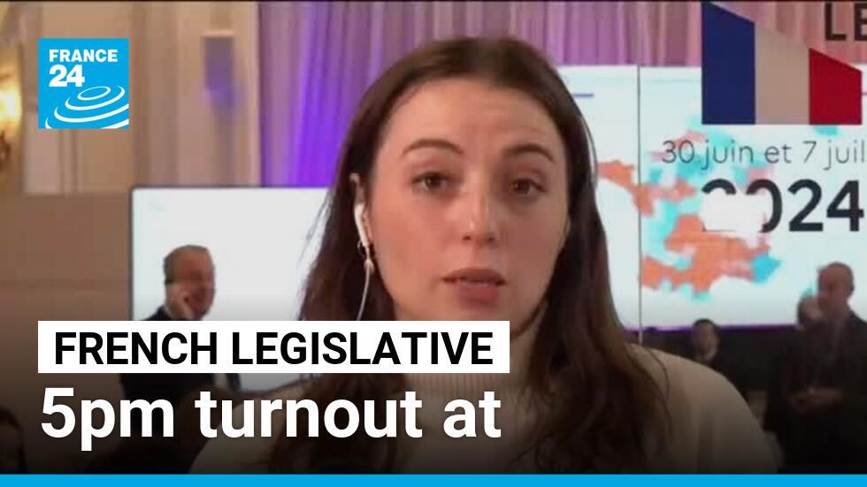 French legislative elections: 5pm turnout at 61.4%, highest since 1981 ...