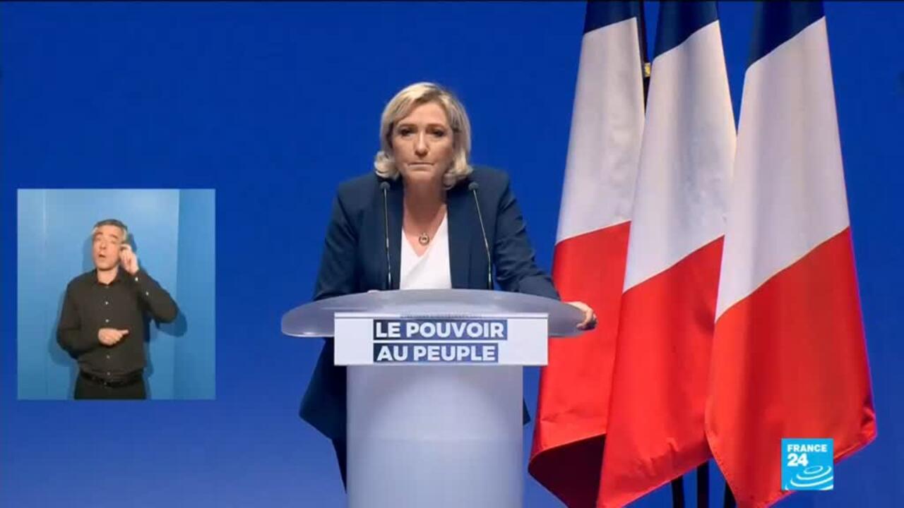 Le Pen launches European elections campaign - France 24