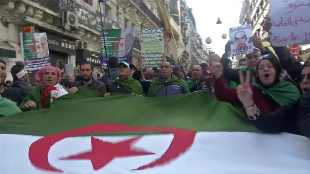 Algerians mark one year of protests with fresh demonstrations - Eye on ...