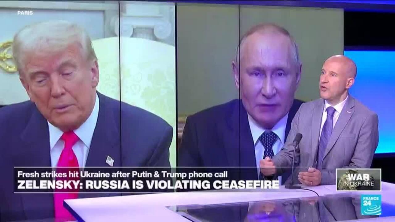 Trump-Putin phone call: Russia agrees to half attacks on energy ...