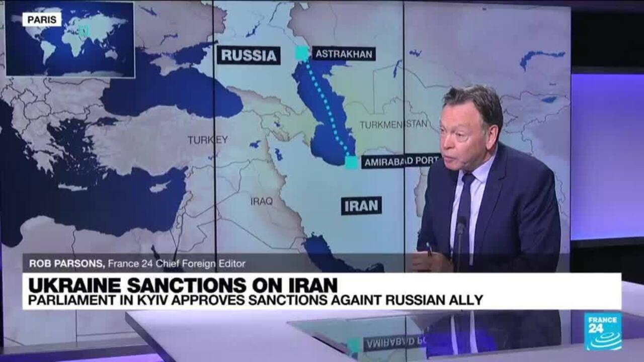 Ukraine approves sanctions against Russian ally Iran - France 24