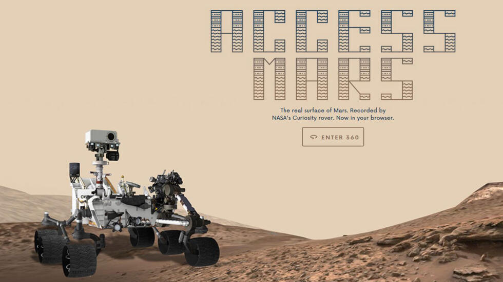 On peut désormais suivre les traces de Curiosity sur Mars en réalité ...