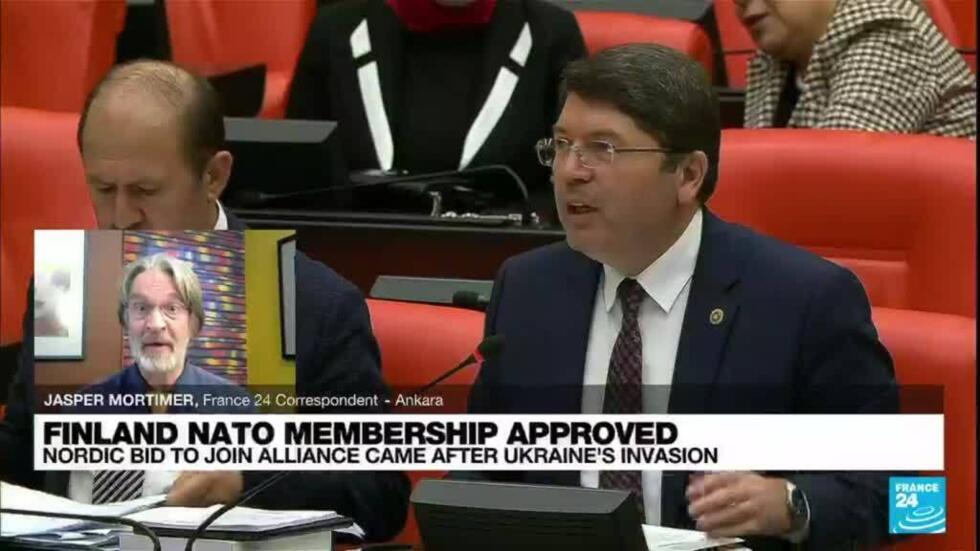 Turkey becomes last NATO nation to ratify Finland membership - France 24