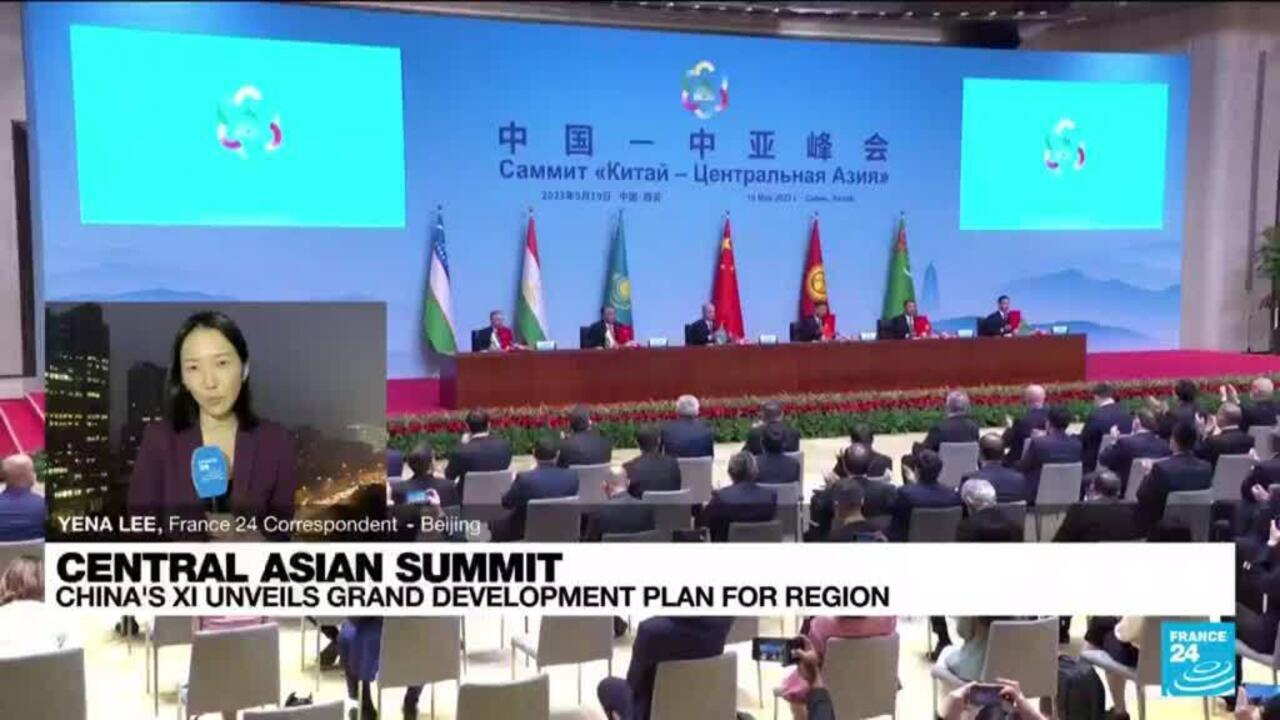China's Xi unveils grand development plan for Central Asia - France 24