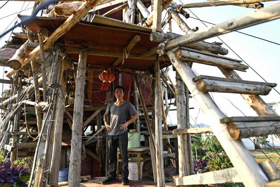 Chinese man defies demolition orders to build madcap rural home