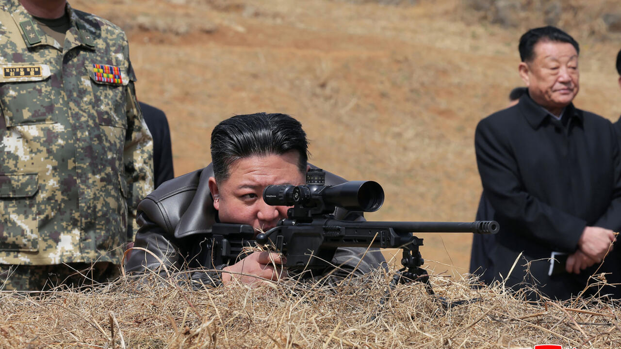 North Korea's Kim tests new sniper rifle on visit to special forces ...