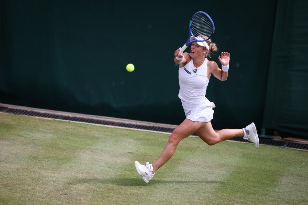 Wimbledon: Laura Siegemund, une doyenne bondissante