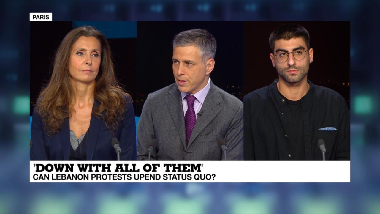 'Down with all of them': Can Lebanon protests upend status quo? - The ...