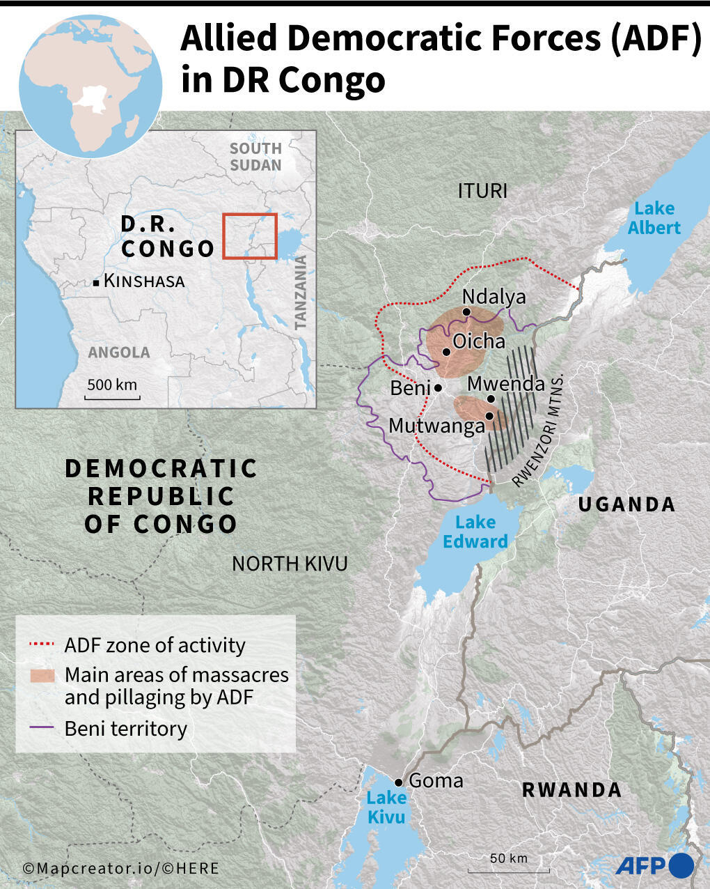 Ugandan troops enter DR Congo in hunt for deadly militia