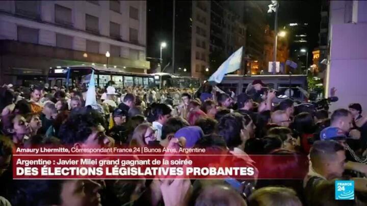 En Argentine, Javier Milei et son parti triomphent aux législatives de ...