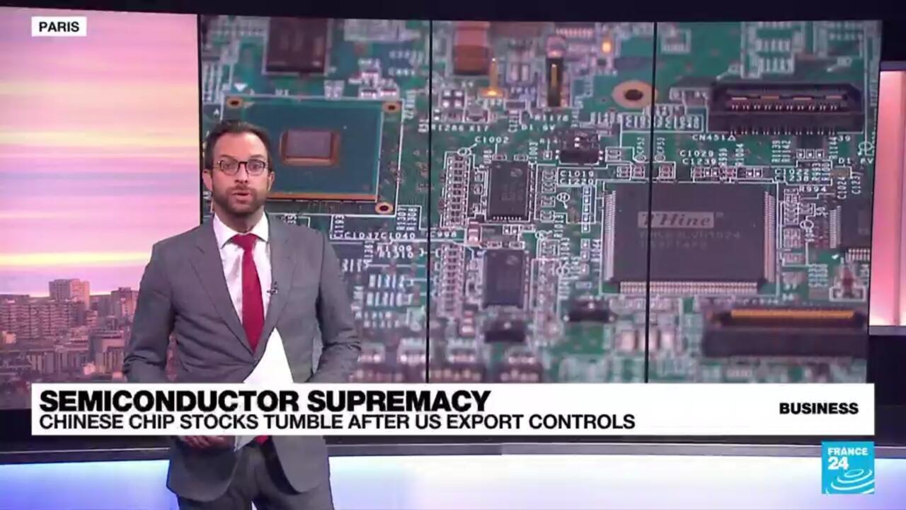 Chinese semiconductor shares tumble after US export controls - Business