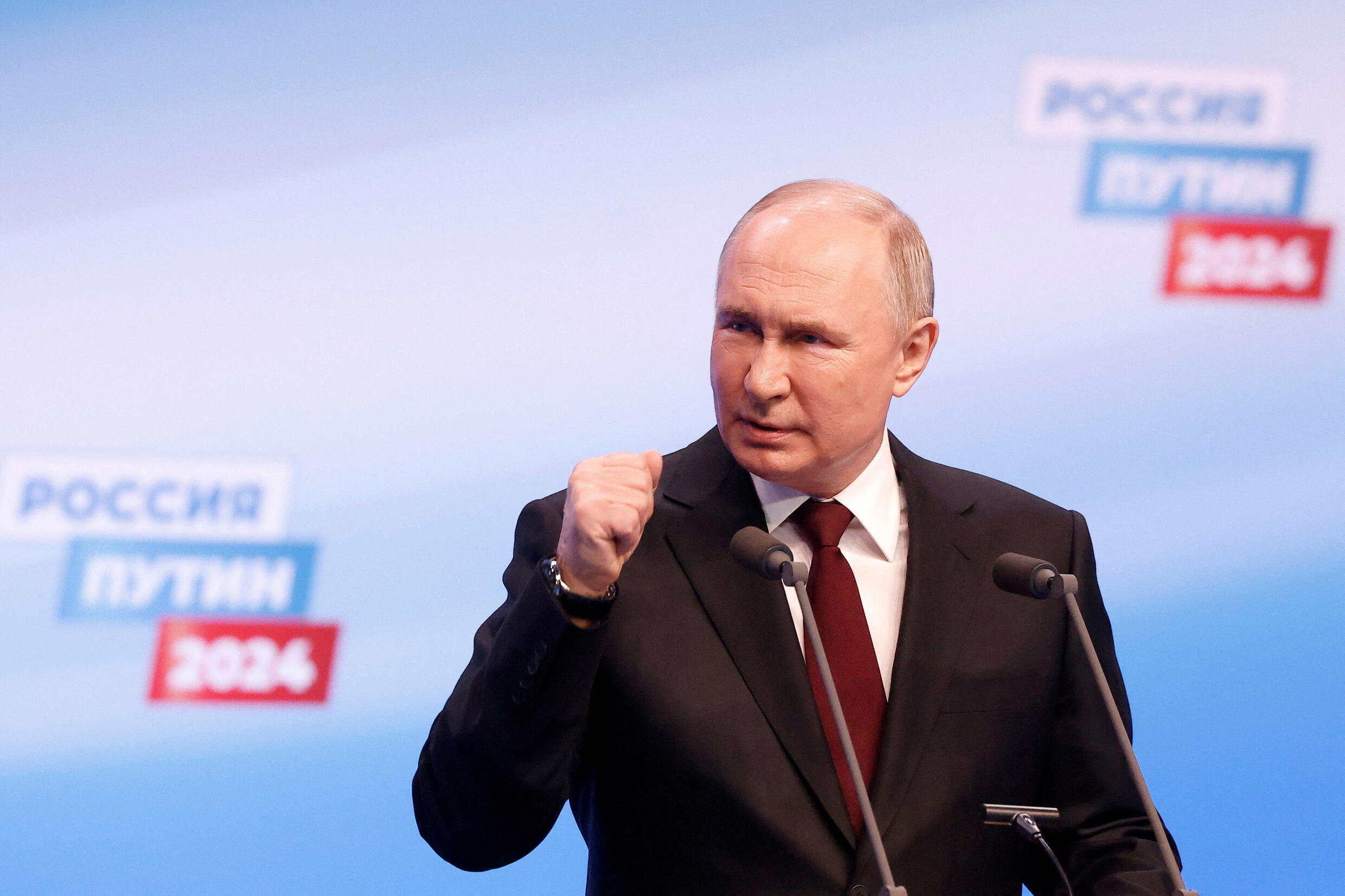 Putin wins landslide reelection in predetermined vote
