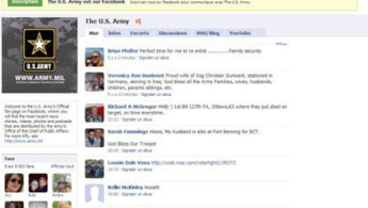 US Army launches social networks offensive