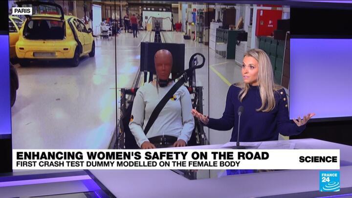 First female crash test dummy to improve road safety for women - Science