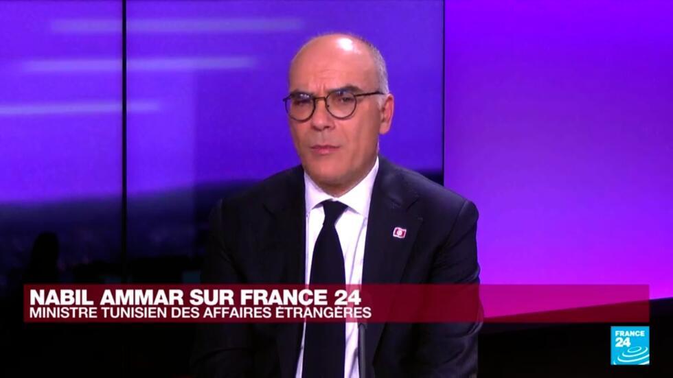 Nabil Ammar, chef de la diplomatie : "En Tunisie, ce qui se passe, c'est l'application de la loi ...