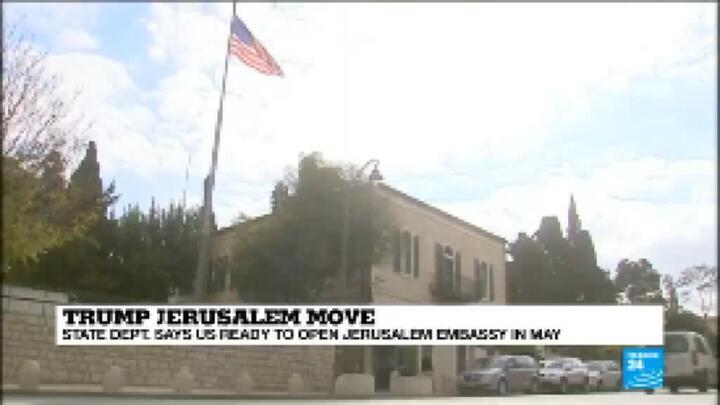 US to open embassy in Jerusalem in May for Israel’s 70th anniversary