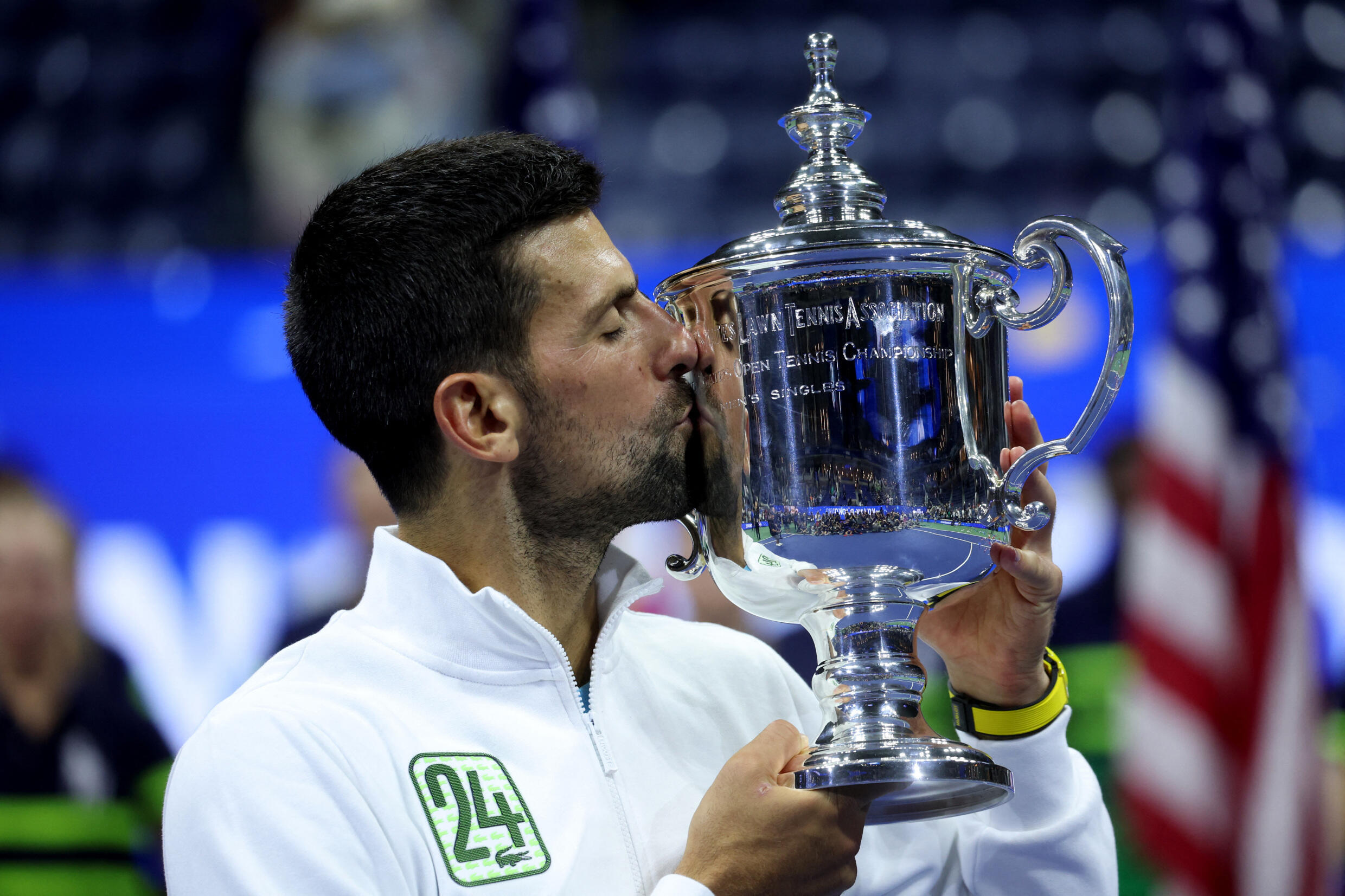 Novak Djokovic wins US Open men's final for record-tying 24th Grand Slam