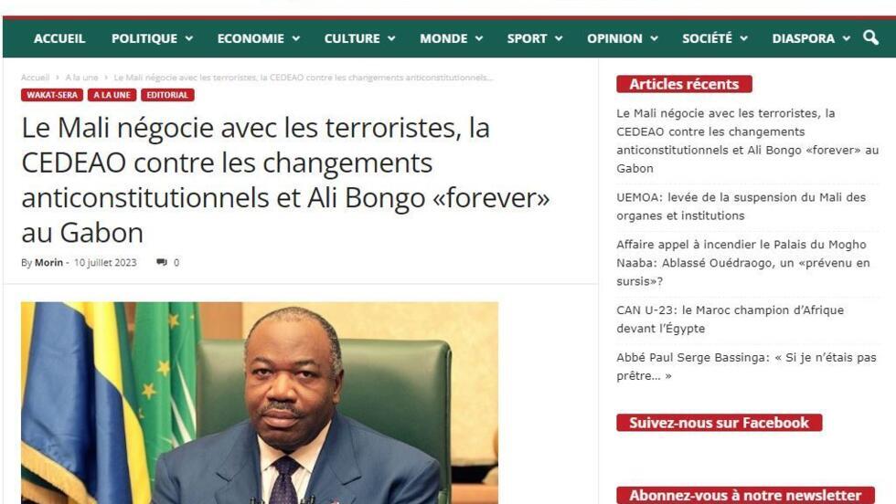 Ali Bongo candidat à un troisième mandat: "Bongo for ever" - Dans la presse