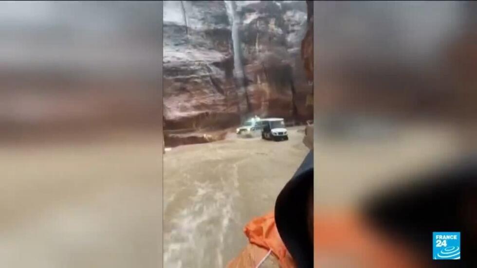 Jordan flooding: Ancient city of Petra sees heavy rainfall - France 24