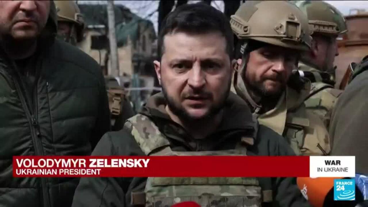 Zelensky calls killings in Bucha 'genocide' - France 24