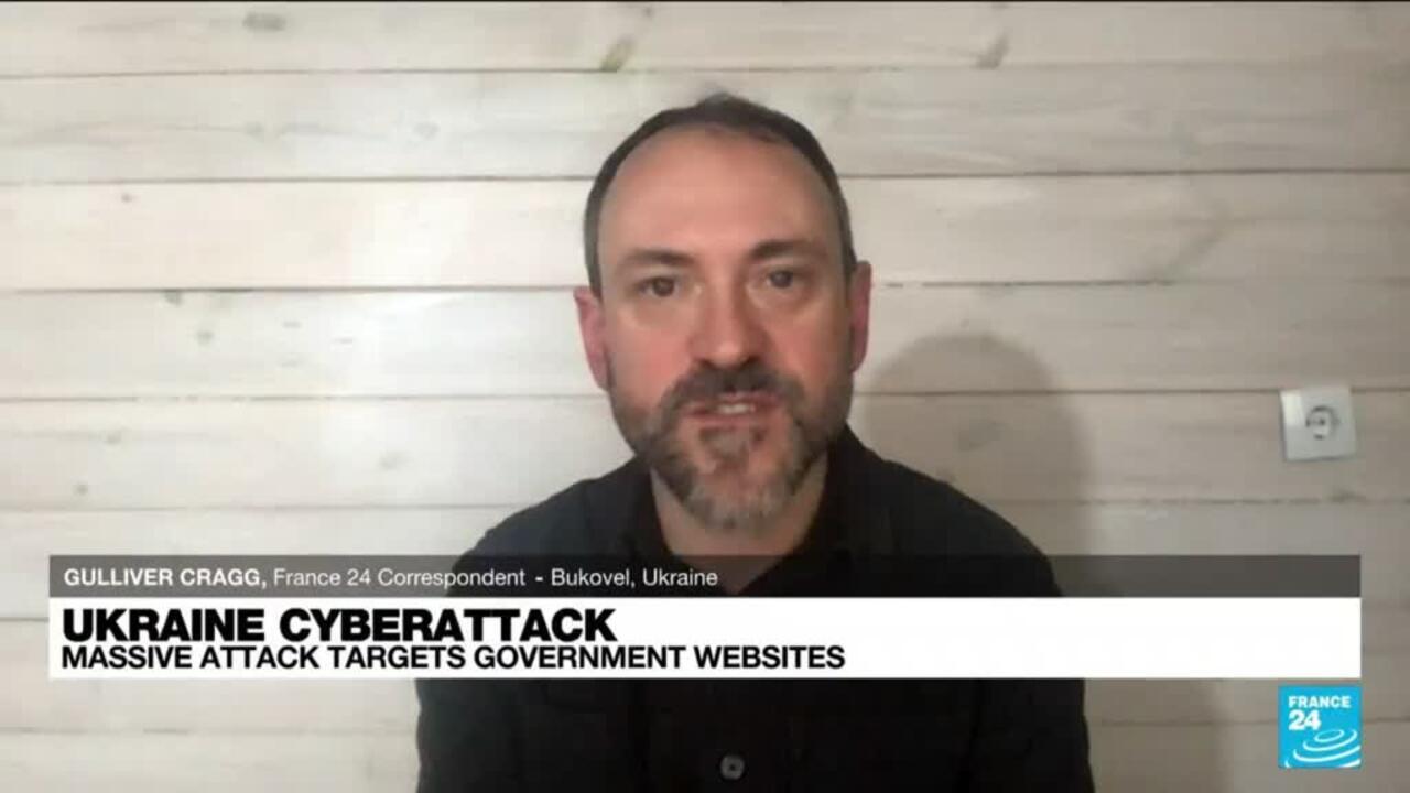 Ukraine's government websites targeted in a hacking attack - France 24