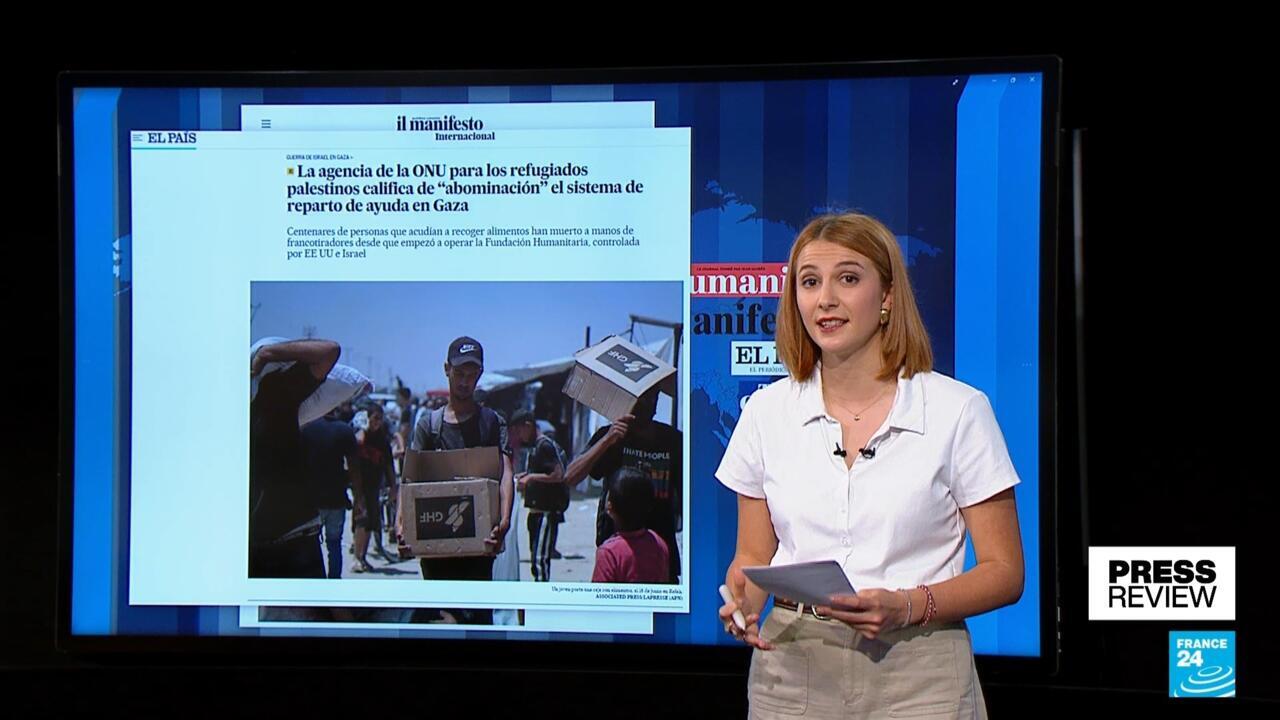 An 'abomination' and a 'death trap': Papers denounce Israel's food aid system in Gaza - Press ...