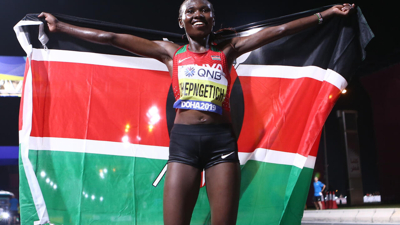 Kenyan marathon champ Chepngetich eyes faster time at worlds