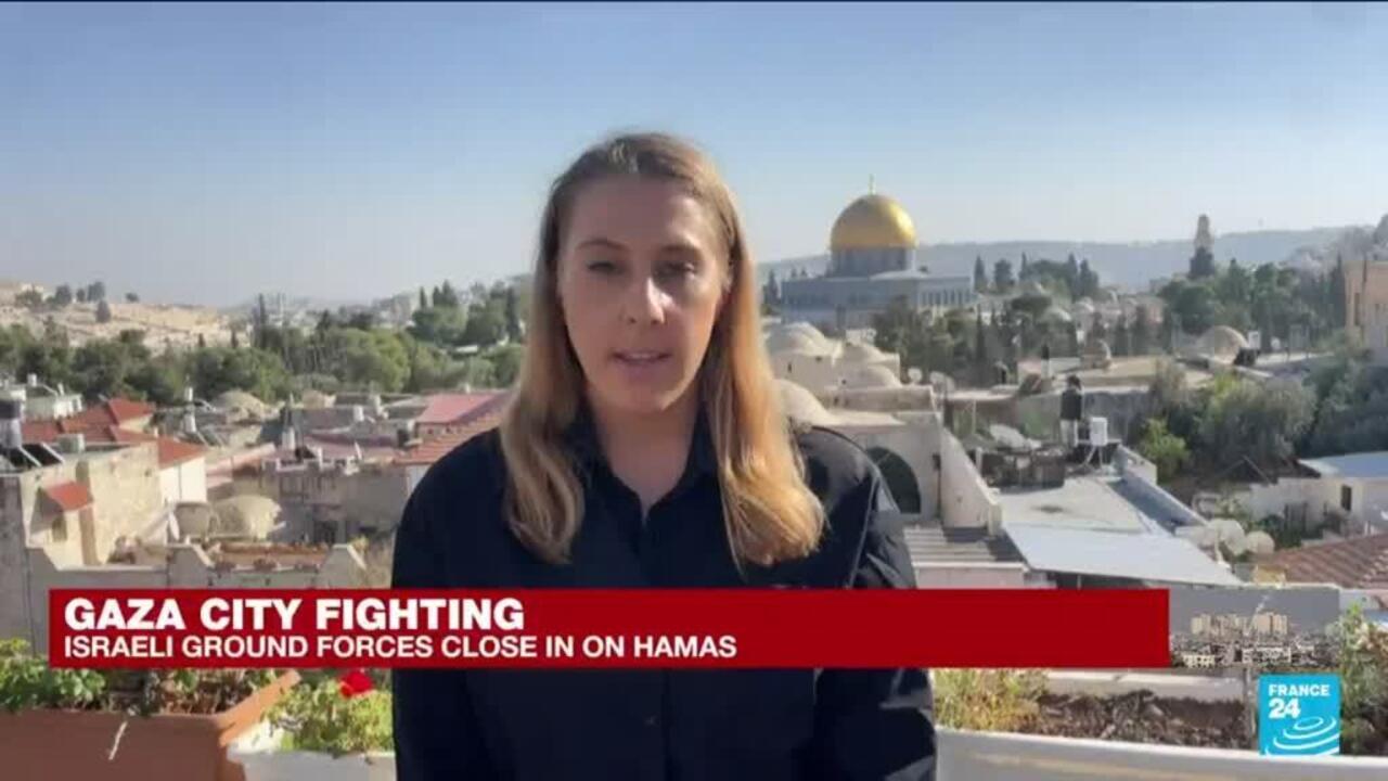 Displaced pack Gaza hospitals, others flee as Israeli troops and Hamas ...