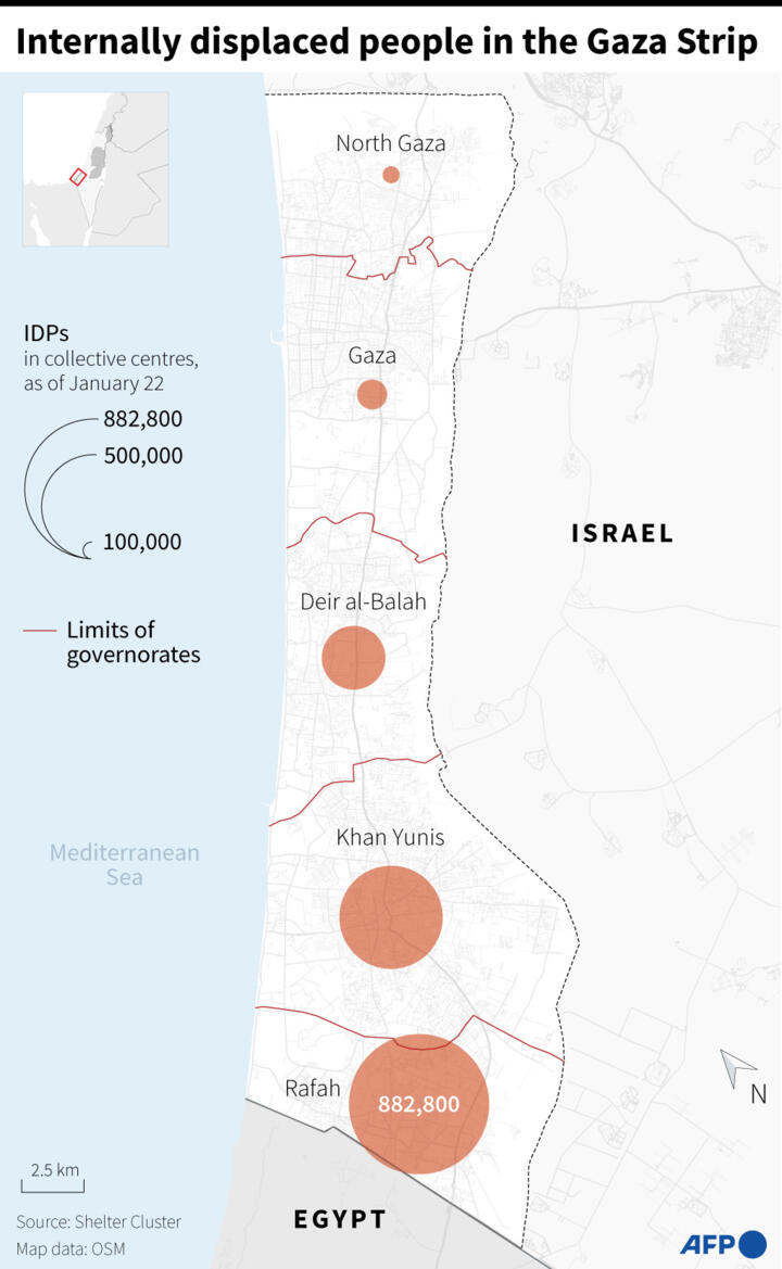 Gazans fear Israeli advance on Rafah would 'end in massacres'