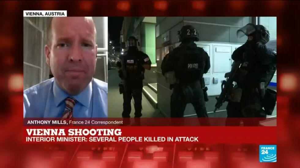At least three dead and one assailant at large after Vienna ‘terror attack’