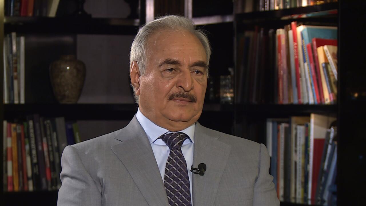 Libya's Haftar vows to deal with terrorists 'through weapons' - The ...