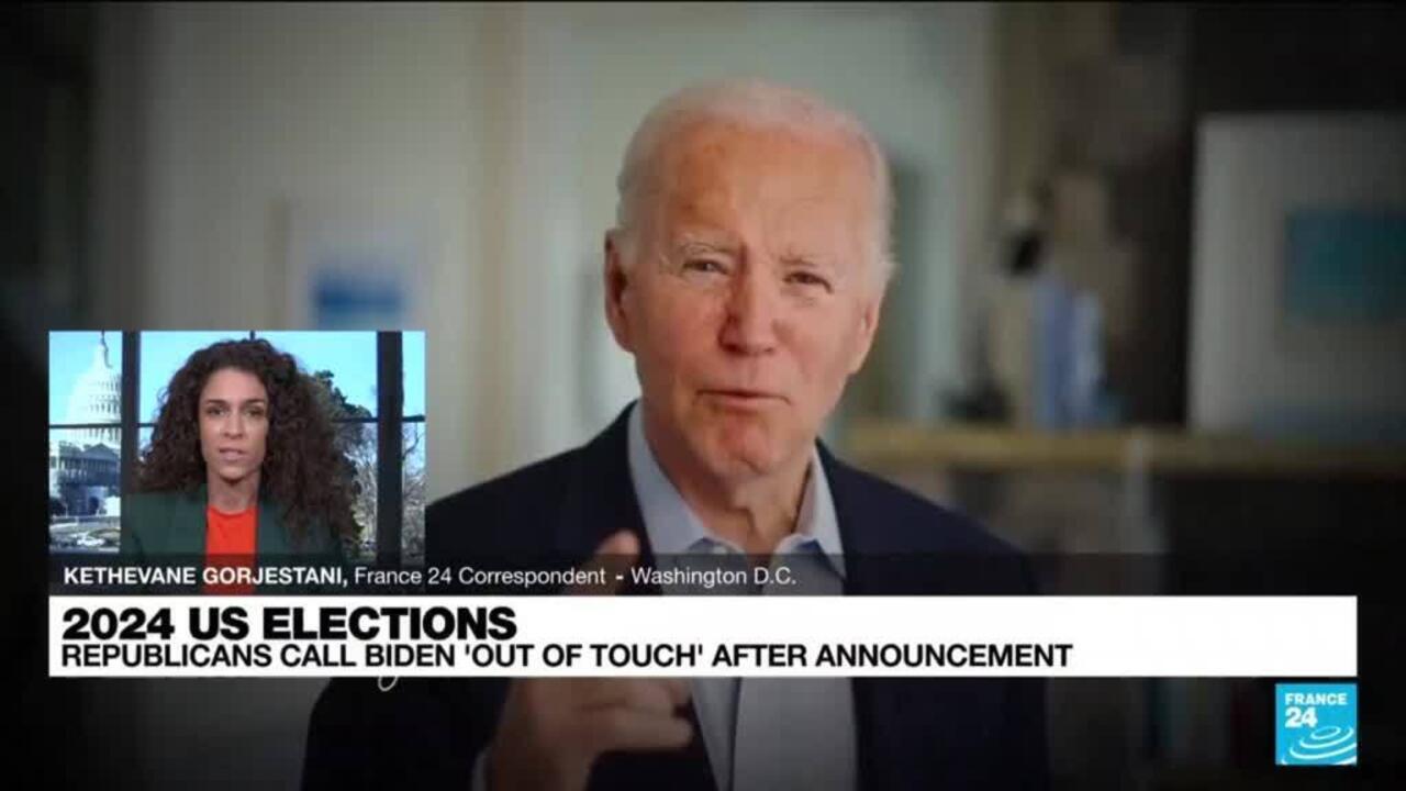 'Let's finish this job': Biden announces 2024 reelection bid - France 24